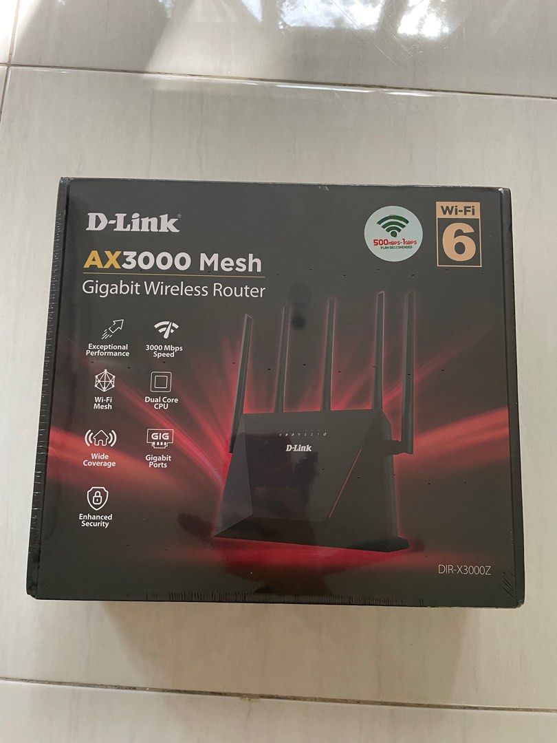 D-Link DIR-X3000Z AX3000, Computers & Tech, Parts & Accessories, Networking on Carousell
