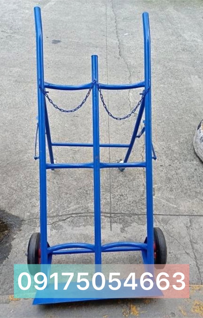 Double Cylinder Gas Cart With Stand, Commercial & Industrial ...