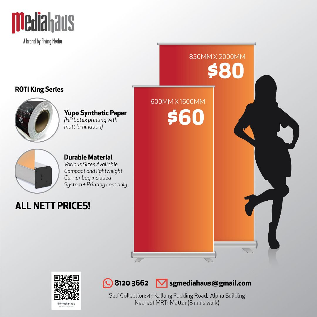 Economy Roll Up Banner, Business Services, Printing, Design & Marketing ...