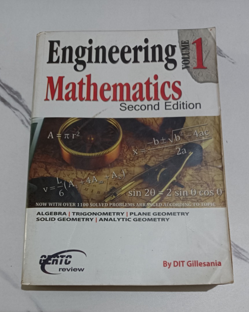 Engineerin Mathematics 2nd Edition Volume 1, Hobbies & Toys, Books ...