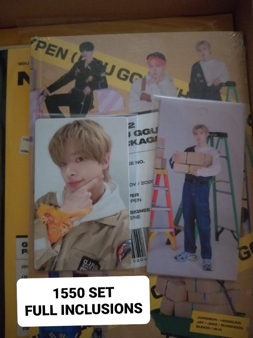 Enhypen Ggu Ggu 2022 FULL SET, Hobbies & Toys, Memorabilia & Collectibles, K-Wave on Carousell