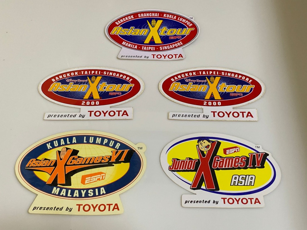 ESPN Asian X Tour & Games Stickers, Sports Equipment, Bicycles & Parts ...