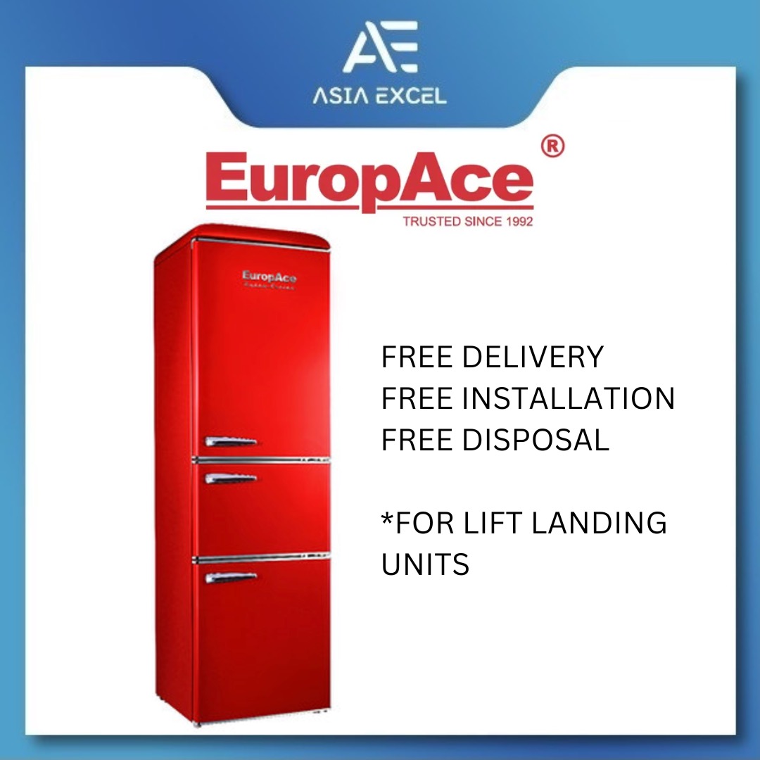 EUROPACE ER7256W 247L 3-DOOR FRIDGE (3 TICKS), TV & Home Appliances ...