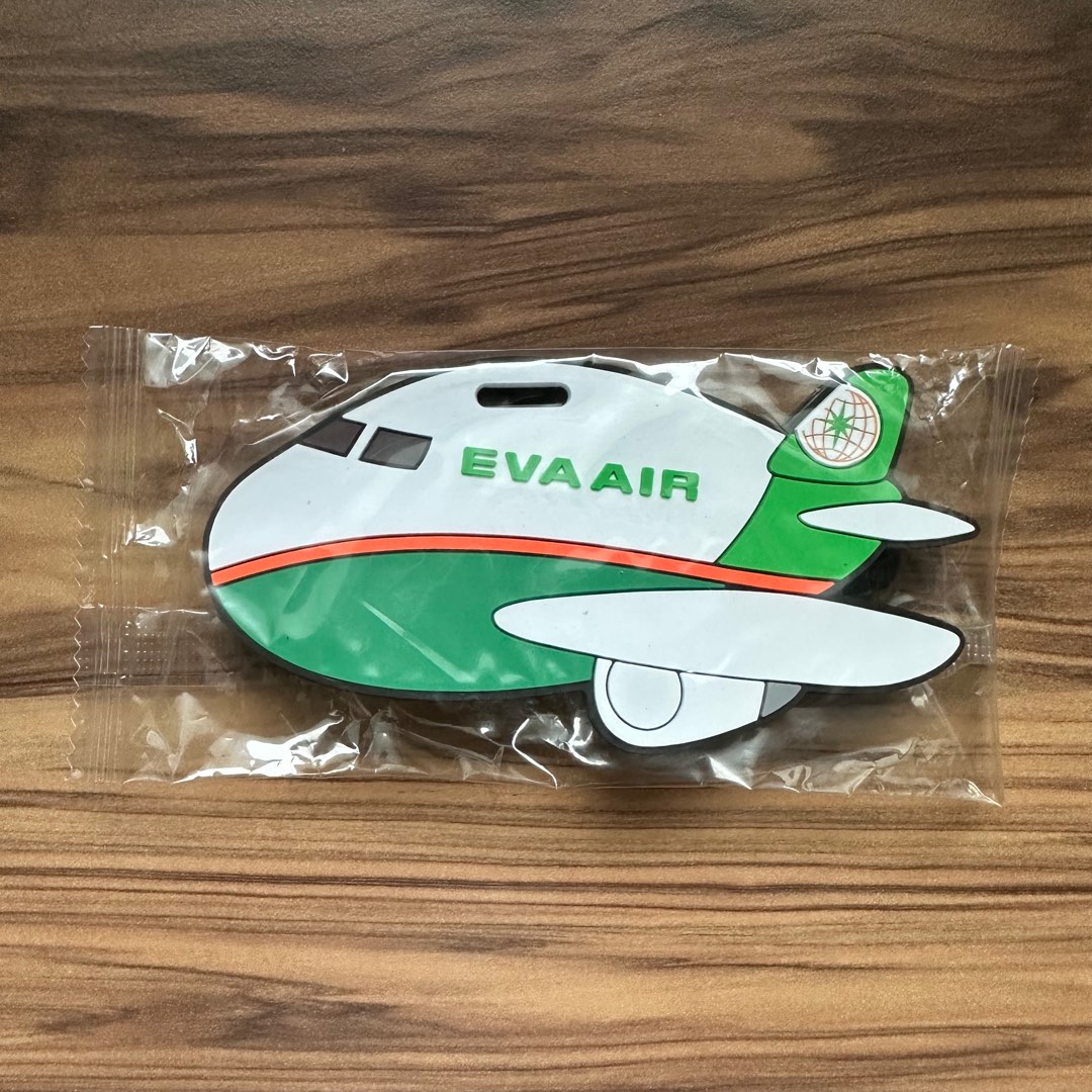 EVA AIR Plane Luggage Bag Tag, Hobbies & Toys, Travel, Travel ...