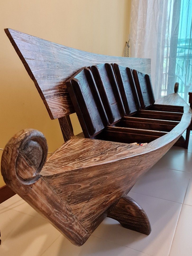 Exotic Boat Couch, Furniture & Home Living, Furniture, Sofas on Carousell