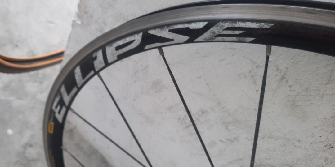 Fixed gear Mavic ellipse front wheel, Sports Equipment, Bicycles ...
