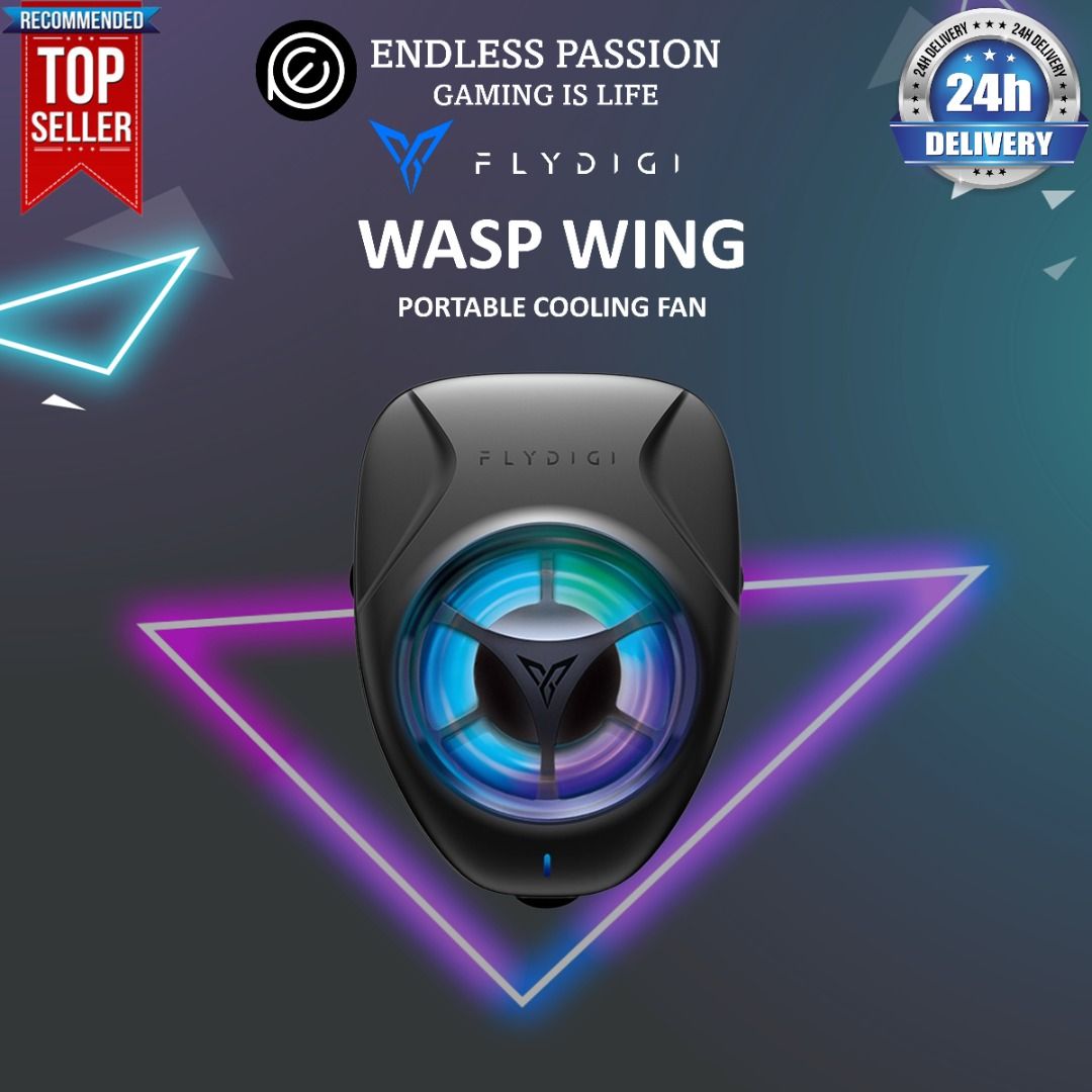 Flydigi Wasp Wing Mobile Cooling Fan, Mobile Phones & Gadgets, Other Gadgets on Carousell