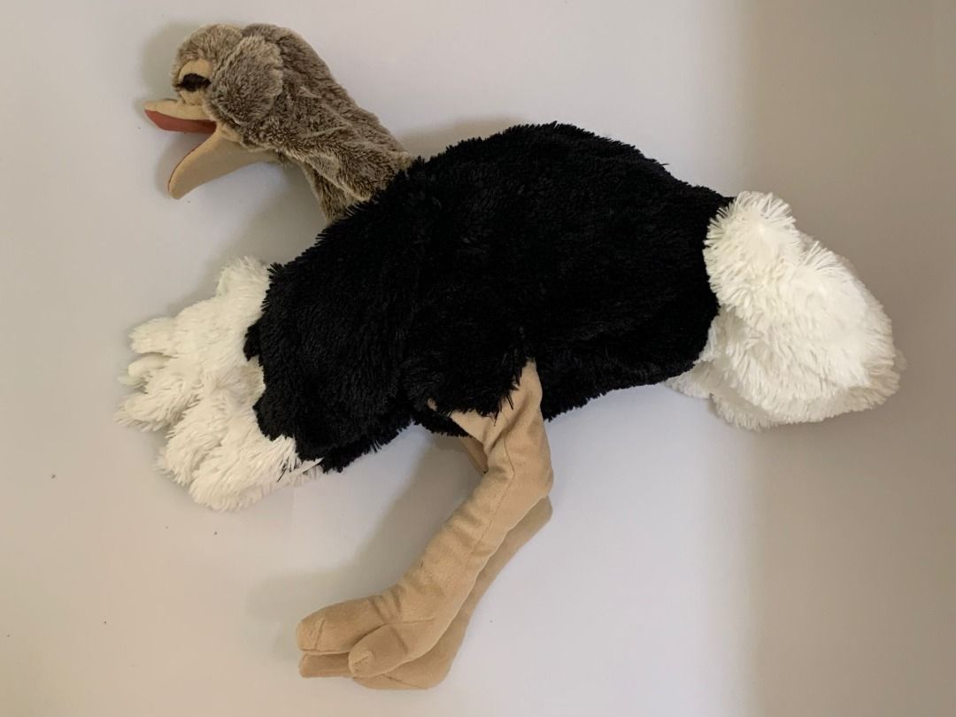 Folkmanis Hand Puppets (Ostrich), Hobbies & Toys, Toys & Games on Carousell
