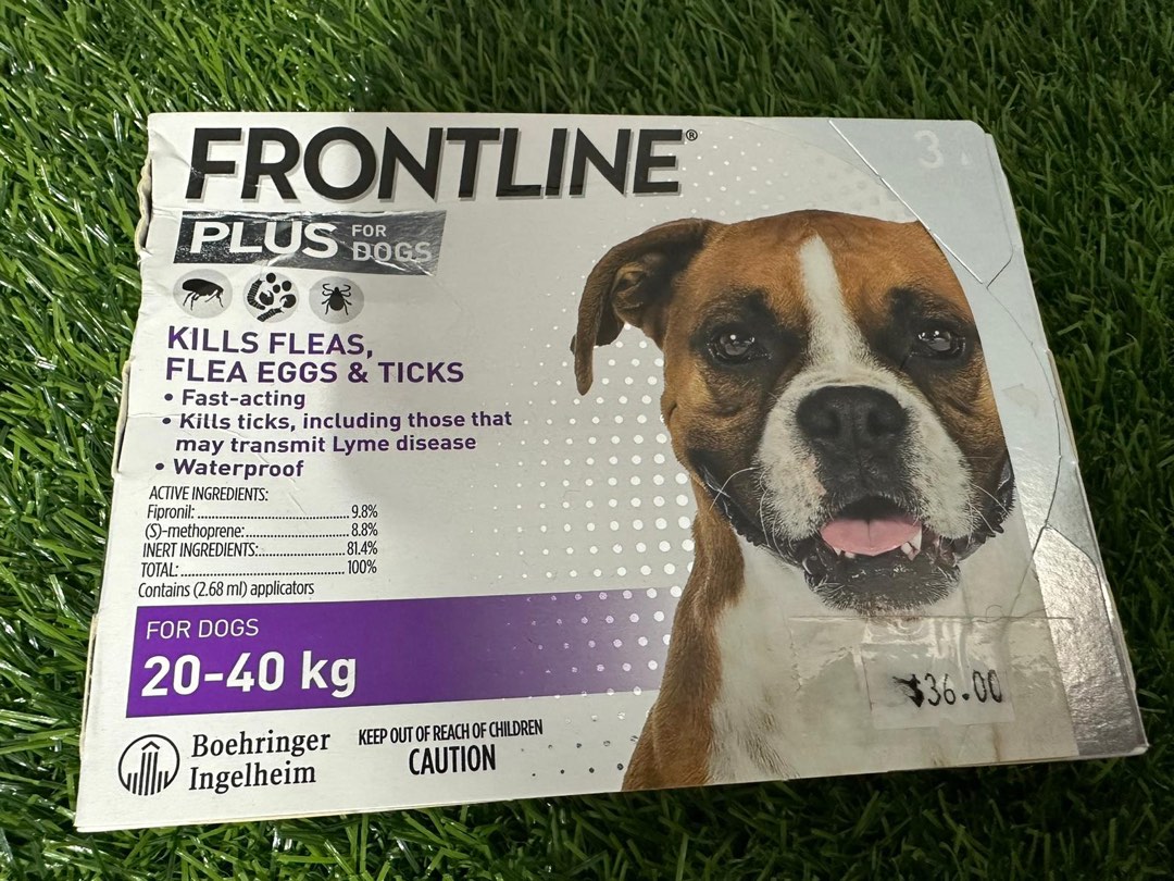 Frontline plus dog, Pet Supplies, Health & Grooming on Carousell