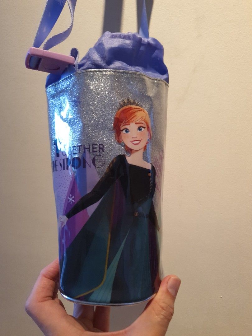 Frozen 2. ELSA Anna Water bottle holder with strap, Furniture & Home ...