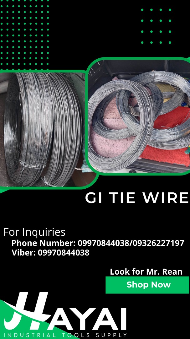 GI Tie Wire, Commercial & Industrial, Industrial Equipment on Carousell