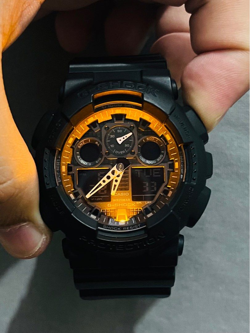 G-SHOCK GA-100 DARK KNIGHT, Men's Fashion, Watches & Accessories ...