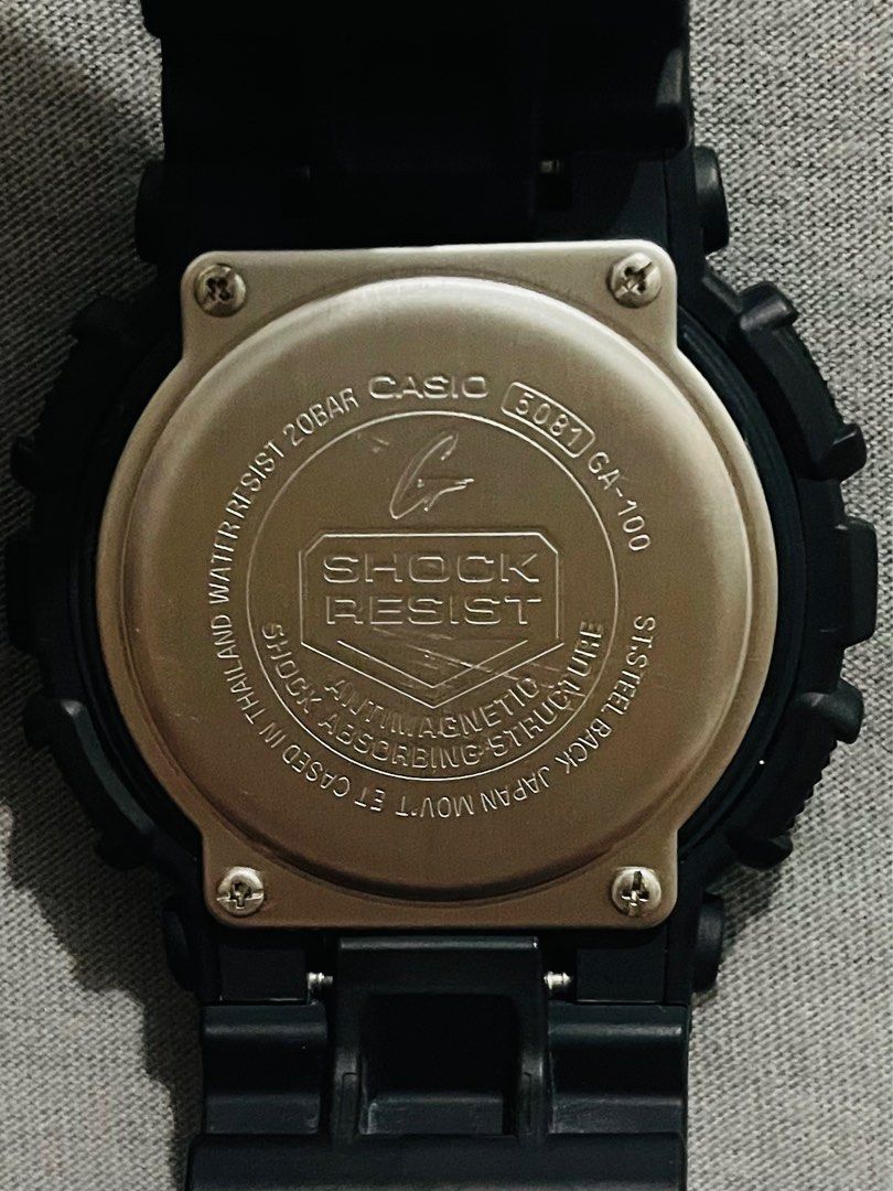 G-SHOCK GA-100 DARK KNIGHT, Men's Fashion, Watches & Accessories ...