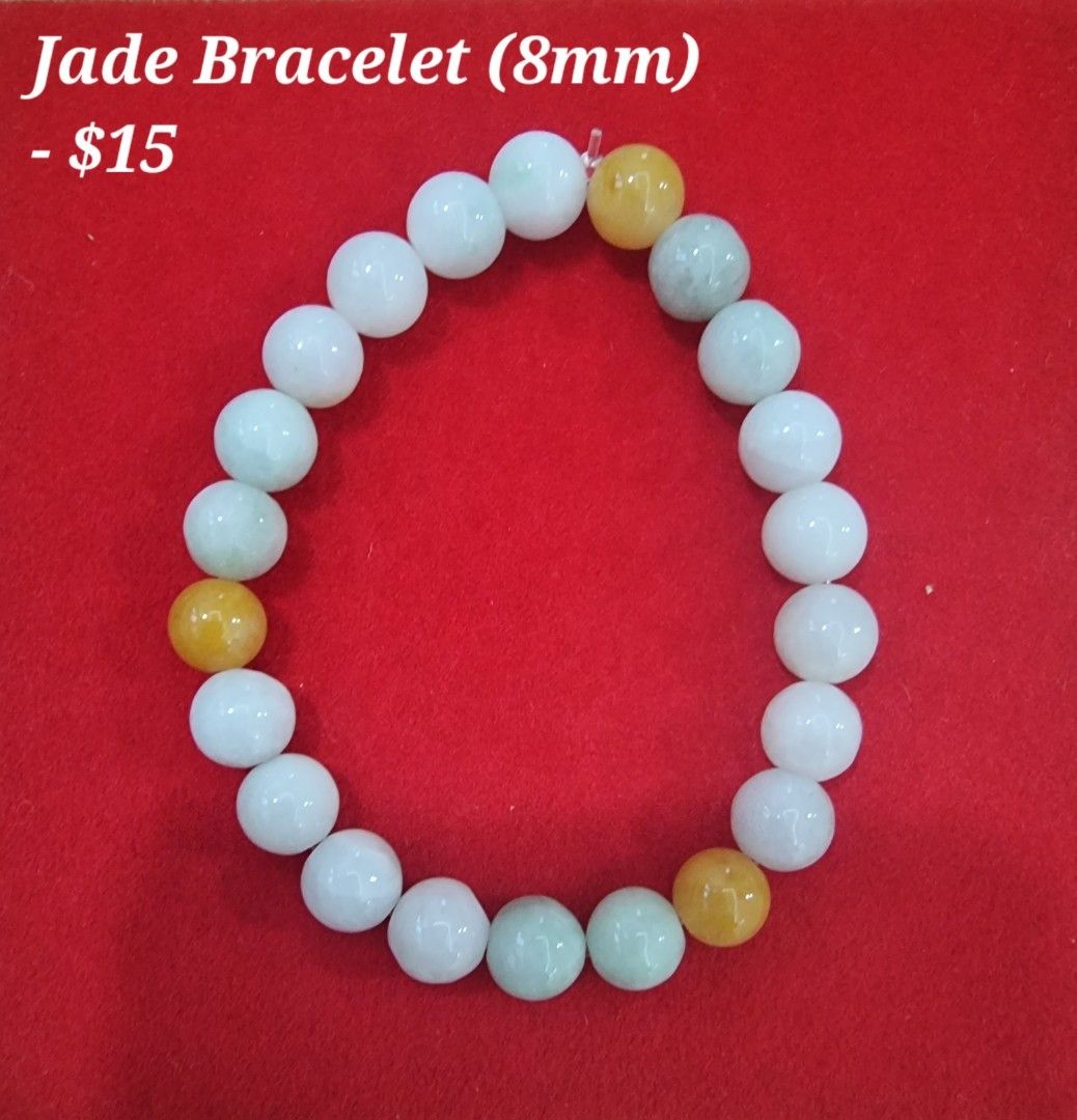 Handmade authentic jade bracelets, Women's Fashion, Jewelry ...