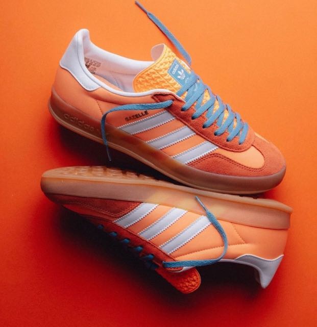 Hari Raya Sale - Adidas Gazelle Indoor Orange White, Men's Fashion ...