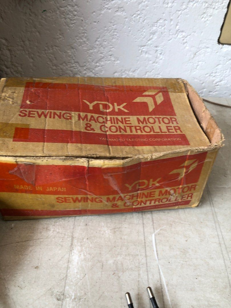 Heavy Duty YDK Sewing Machine Motor and Controller 220V Japan made b3 ...