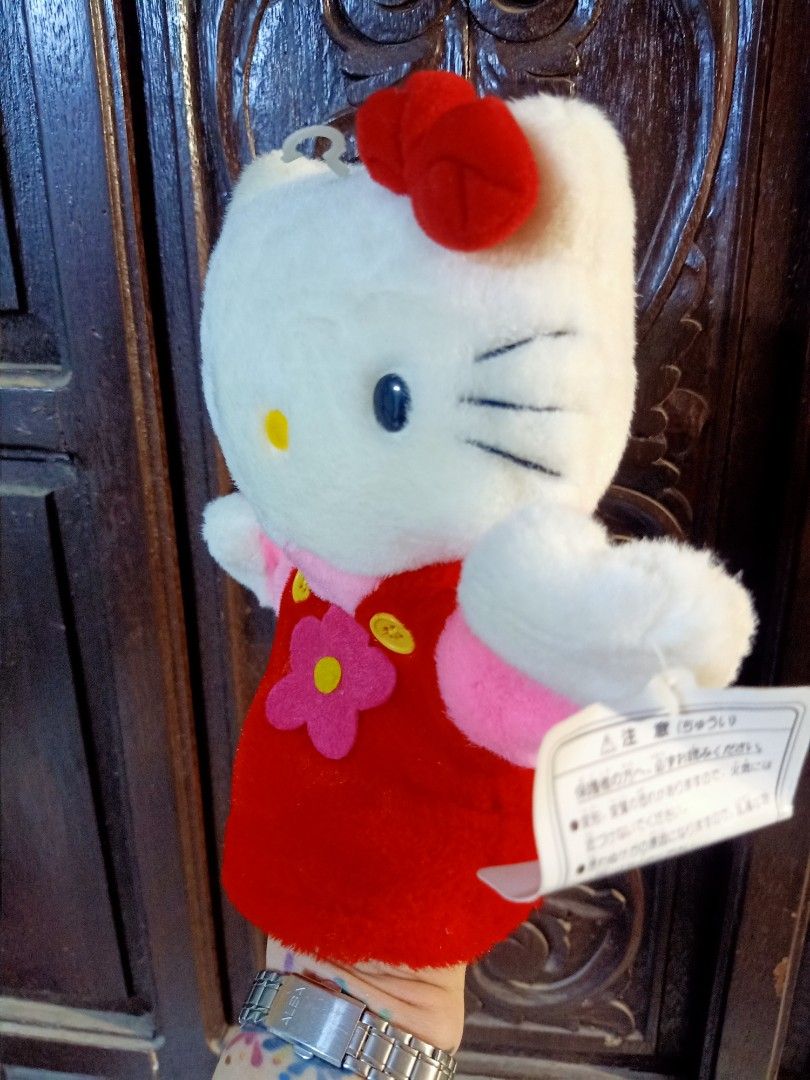 HELLO KITTY HAND PUPPET, Hobbies & Toys, Toys & Games on Carousell