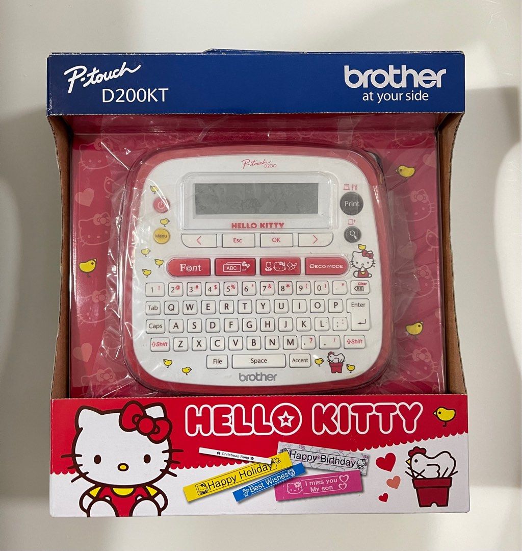 Hello Kitty (Limited Edition) Brother P-touch D200KT Labeller Printer ...