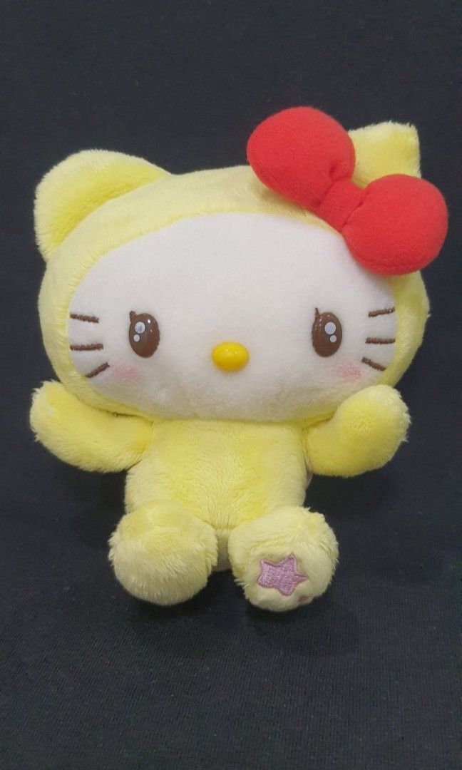 Hello Kitty Yellow Cat Plush on Carousell