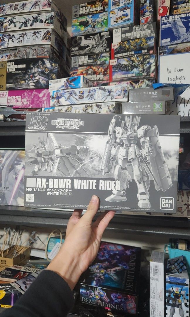 HG White Rider (P-Bandai Gundam), Hobbies & Toys, Toys & Games on Carousell