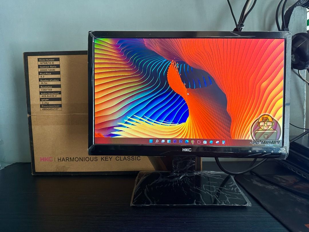 HKC 18.5inches LED Widescreen Good as new HDMI Ready, Computers & Tech ...