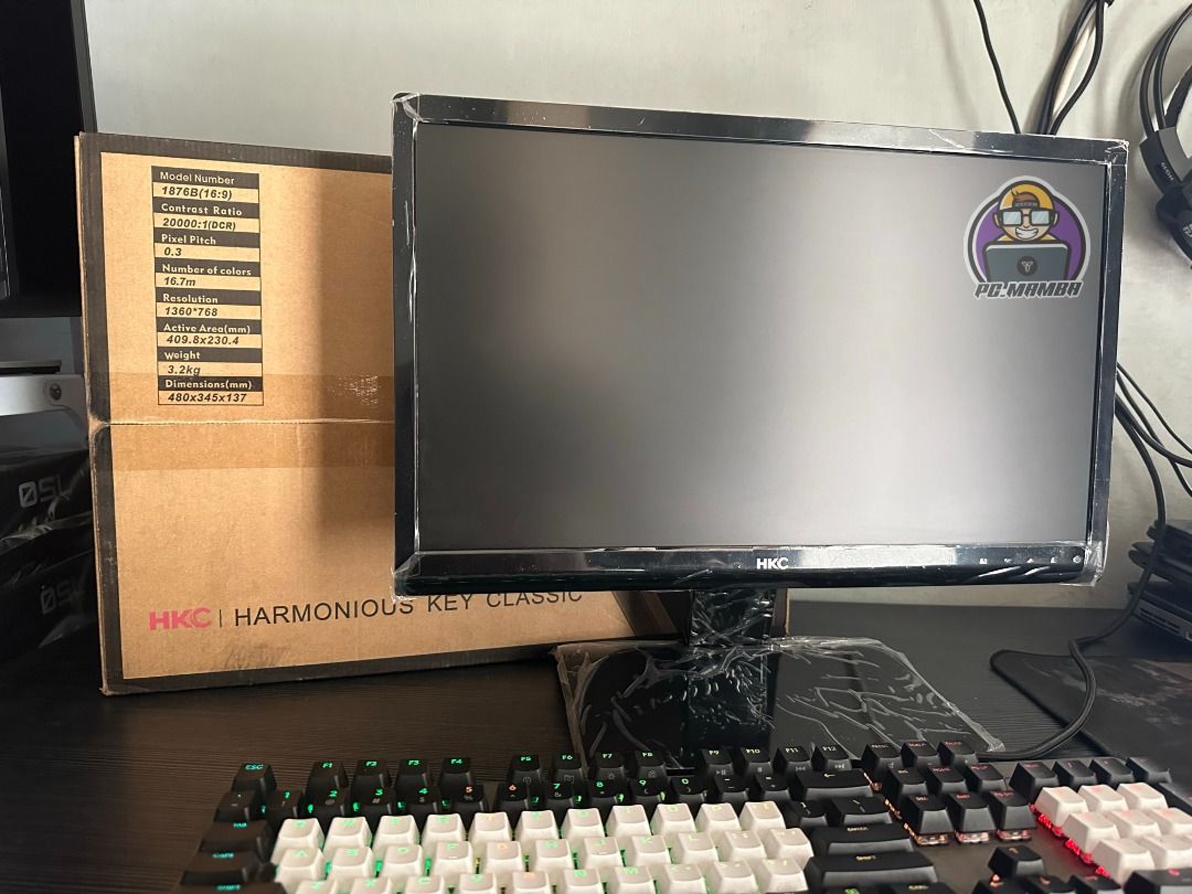 HKC 18.5inches LED Widescreen Good as new HDMI Ready, Computers & Tech ...