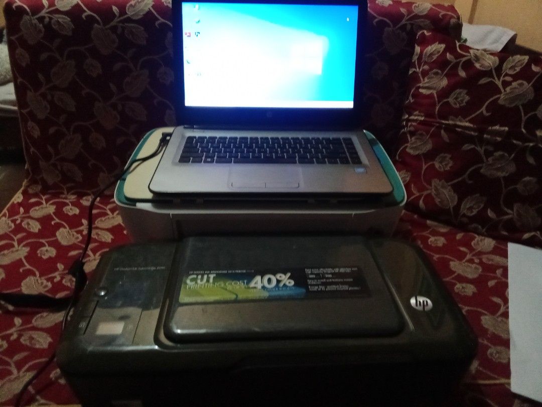 HP laptop & printer set, Computers & Tech, Laptops & Notebooks on Carousell