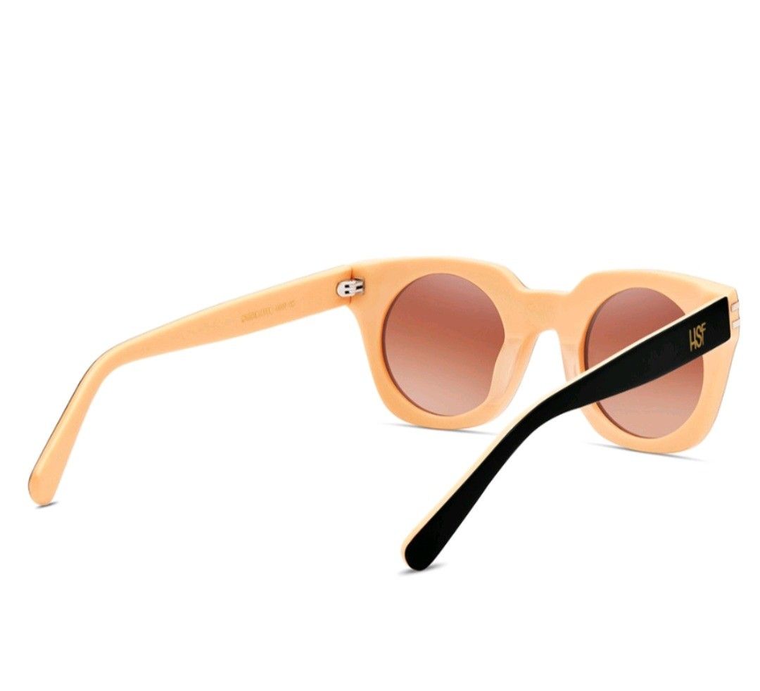 HSF Mariko Cream / Kacamata HSF Original, Fesyen Wanita, Aksesoris di ...