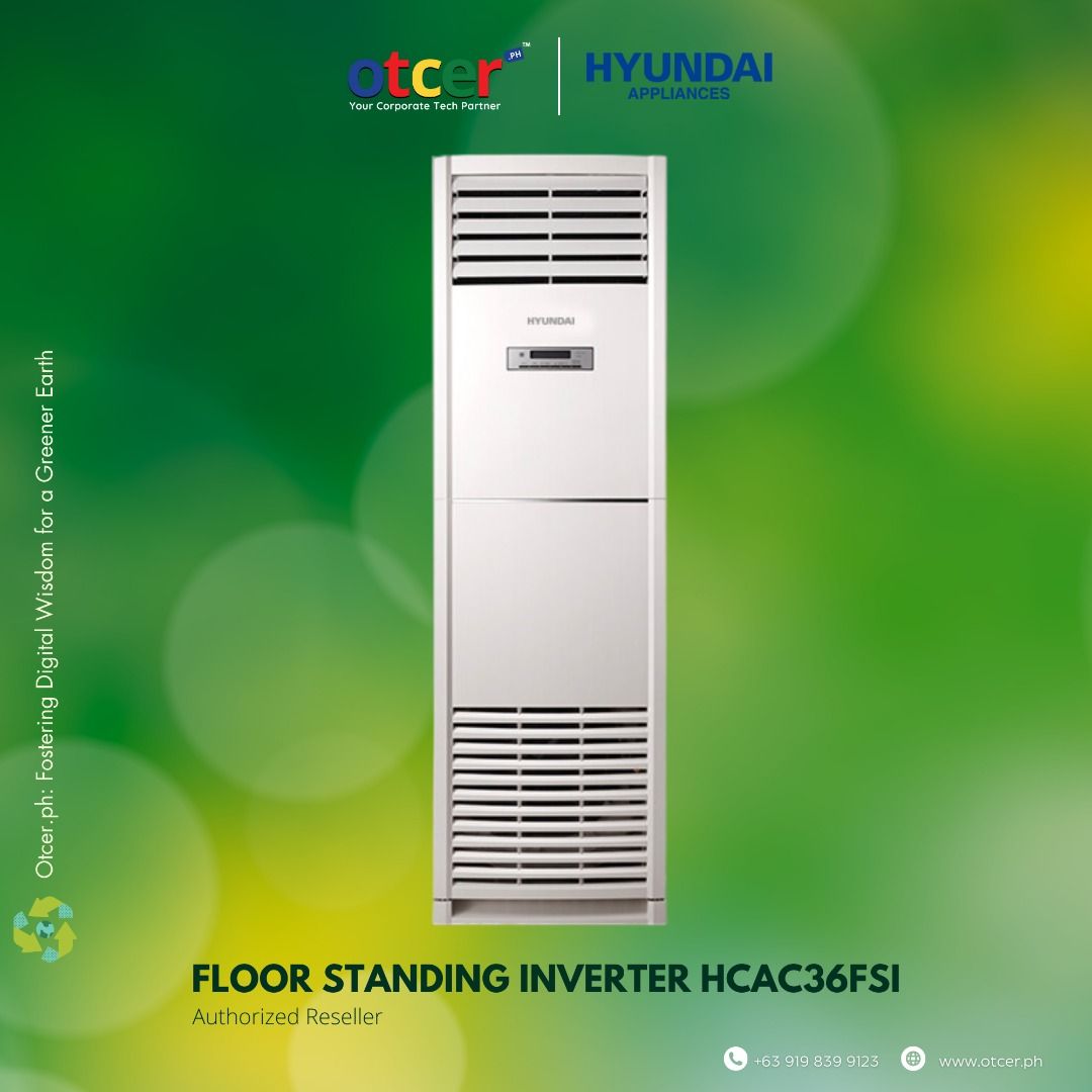 HYUNDAI FLOOR STANDING INVERTER HCAC36FSI, TV & Home Appliances, Air ...