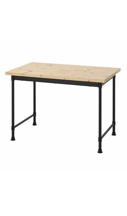 Working desk, KULLABERG Desk Pine Malm Brimnes Hemnes Nordli Mackapar ...