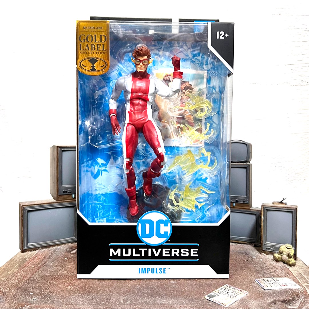 [In hand] Mcfarlane Toys DC Multiverse Impulse (Gold Label), Hobbies ...
