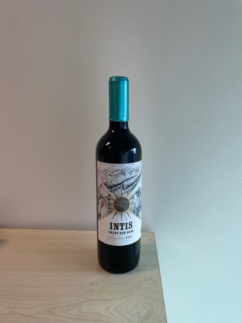 INTIS Sweet Red Wine (Argentina 2021), Food & Drinks, Alcoholic ...