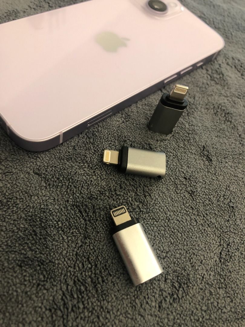 iphone Lightning to Type-C Plug adaptor (USB-C female to IP. lightning ...