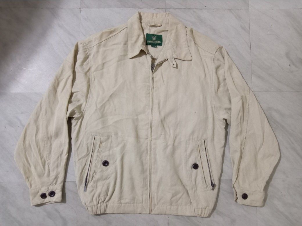 vintage cream harrington jacket, Men's Fashion, Coats, Jackets and ...