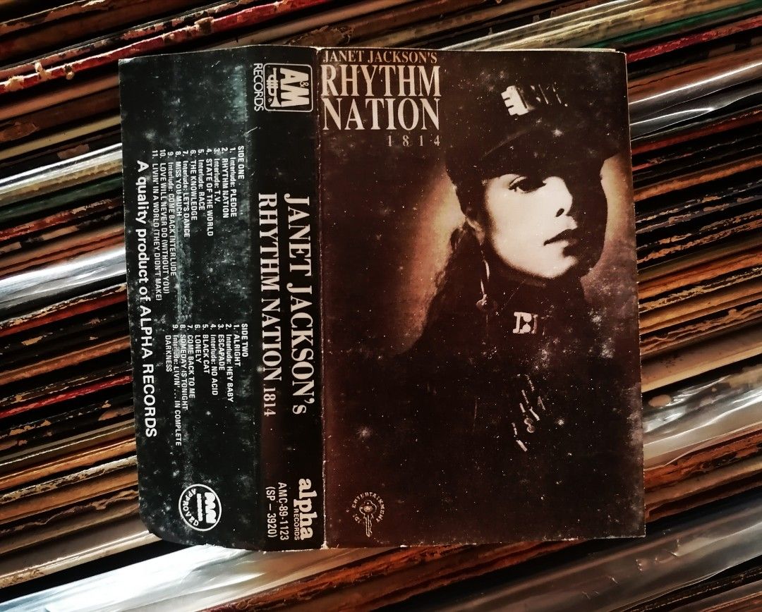 Janet Jackson Rhythm Nation Cassette Tape Original Cassette Tapes ...