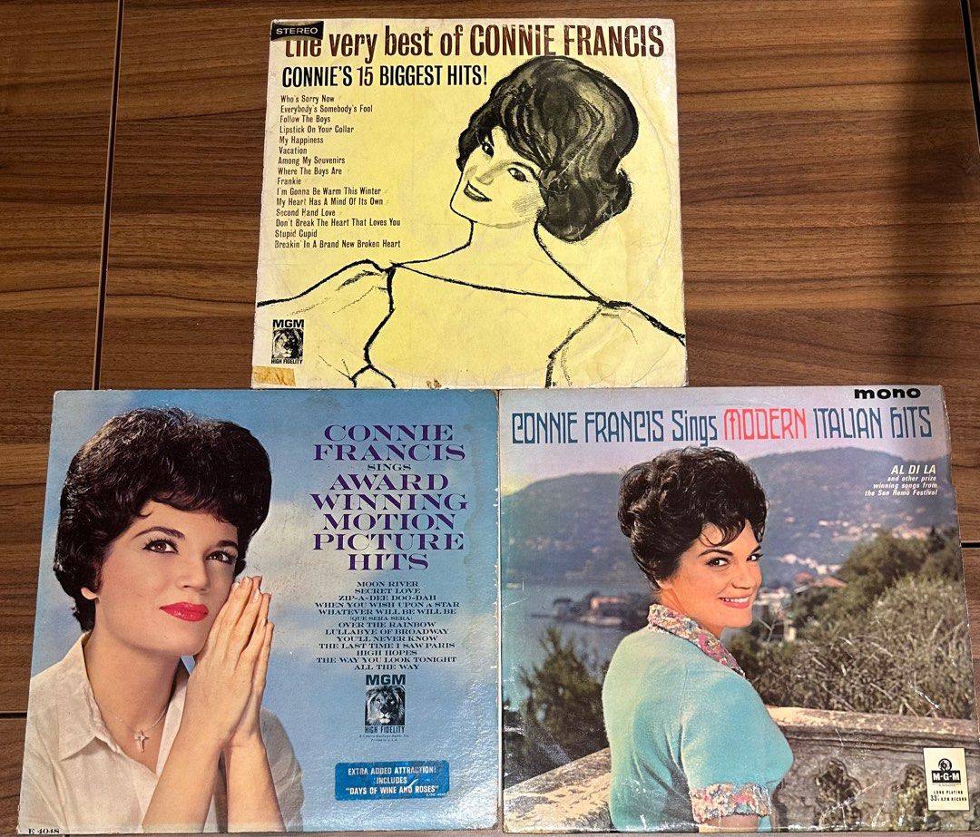 Joan Baez Connie Francis other vinyl LP, Hobbies & Toys, Music & Media, Vinyls on Carousell
