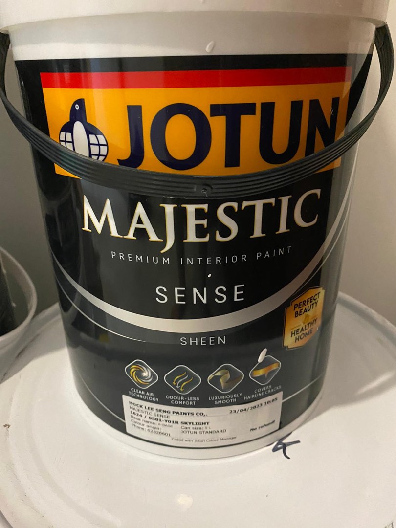 JOTUN MAJESTIC SENSE PREMIUM INTERIOR PAINT (SHEEN 5 LITRES INTERIOR ...