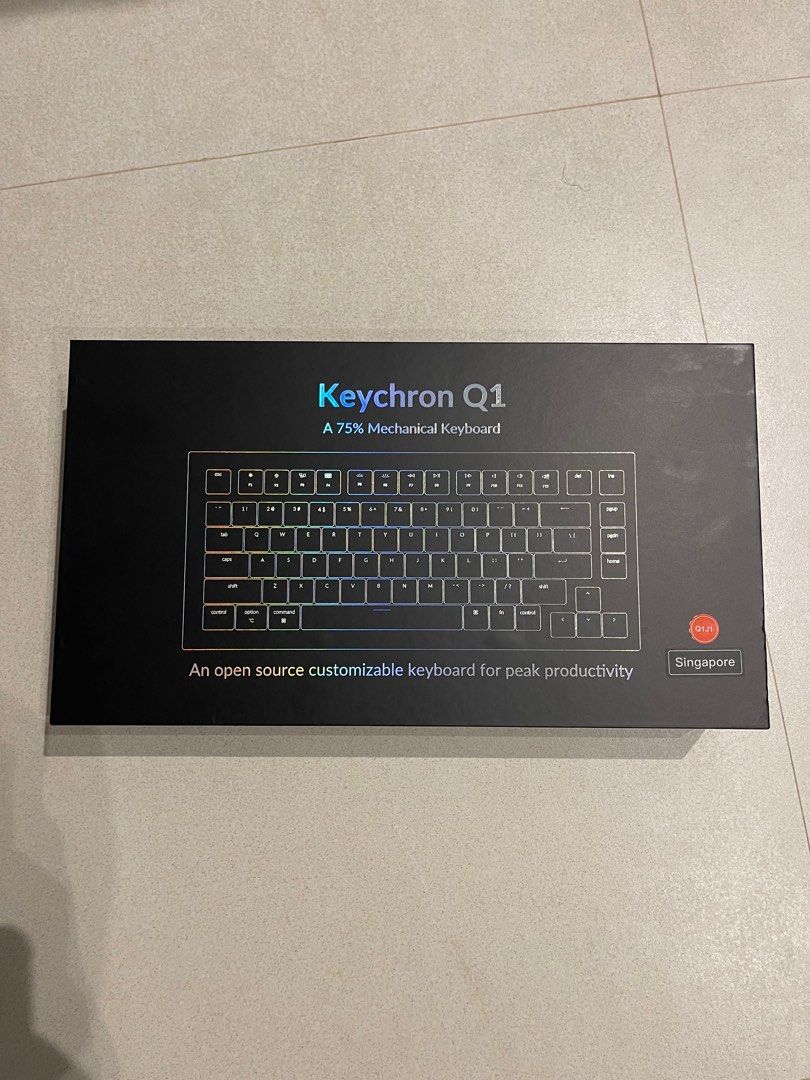 Keychron Q1, Computers & Tech, Parts & Accessories, Computer Keyboard ...