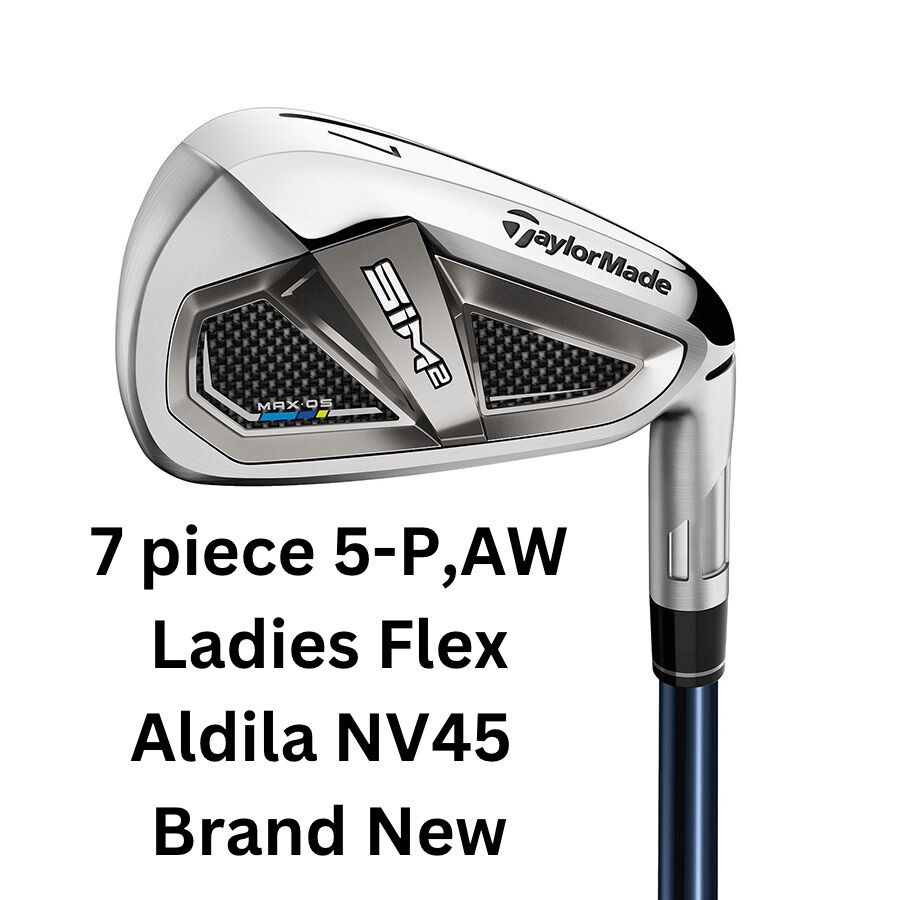 Brand new Ladies Taylormade Sim 2 sim2 MAX OS female women golf iron ...