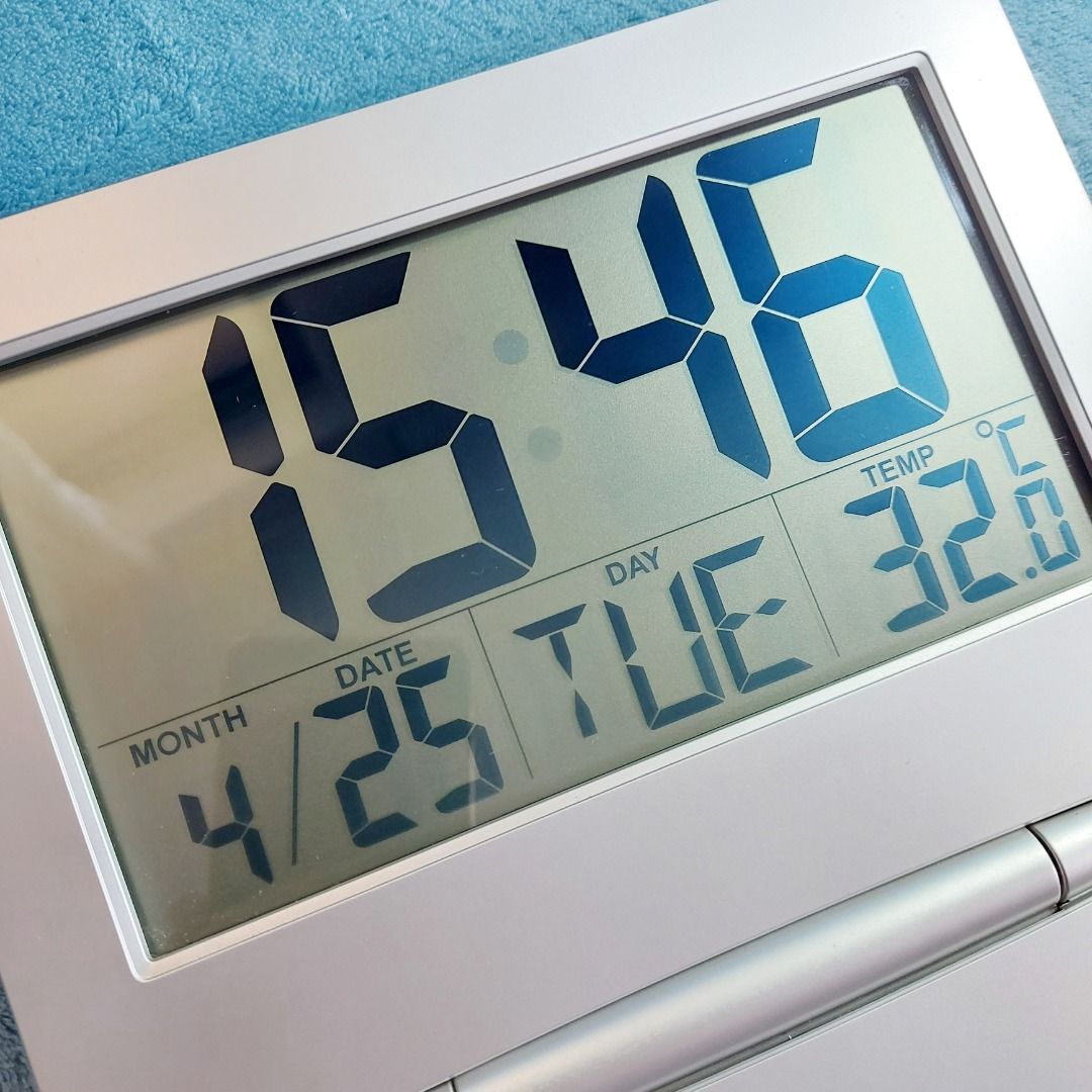 Large Digital Clocks with Alarm / for Wall or Table, Furniture & Home ...