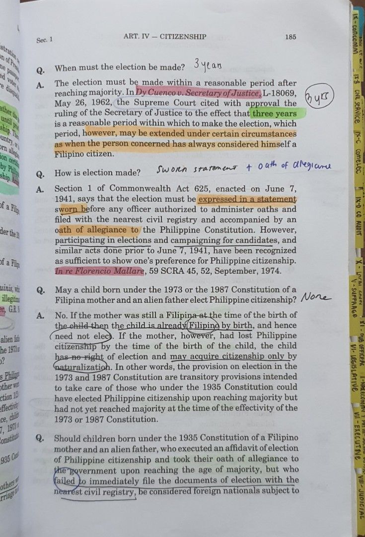 Law Book: Bernas 1987 Constitution Comprehensive Reviewer, Hobbies ...