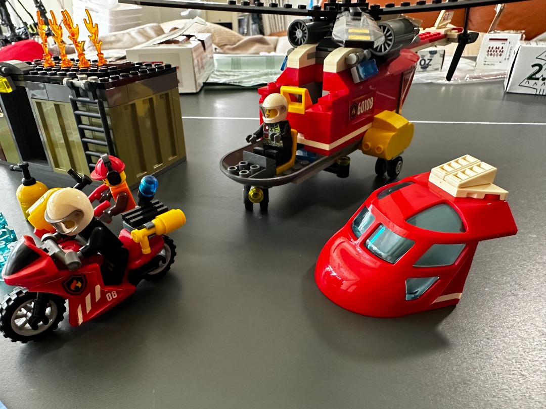 Lego 60108 Fire Response Unit, Hobbies & Toys, Toys & Games on Carousell