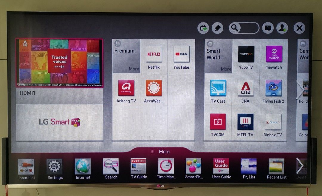LG 55" CINEMA 3D Smart TV, TV & Home Appliances, TV & Entertainment, TV ...