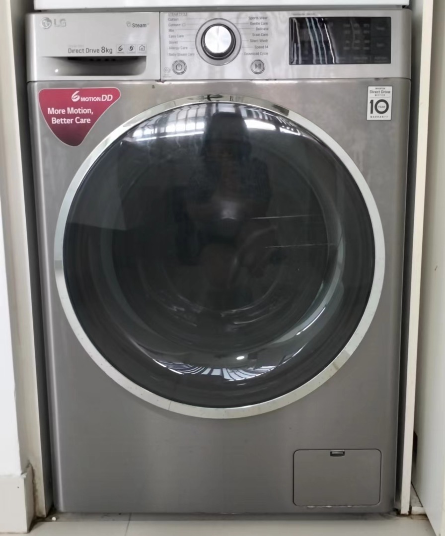 LG Steam Direct Drive 8kg, TV & Home Appliances, Washing Machines and ...