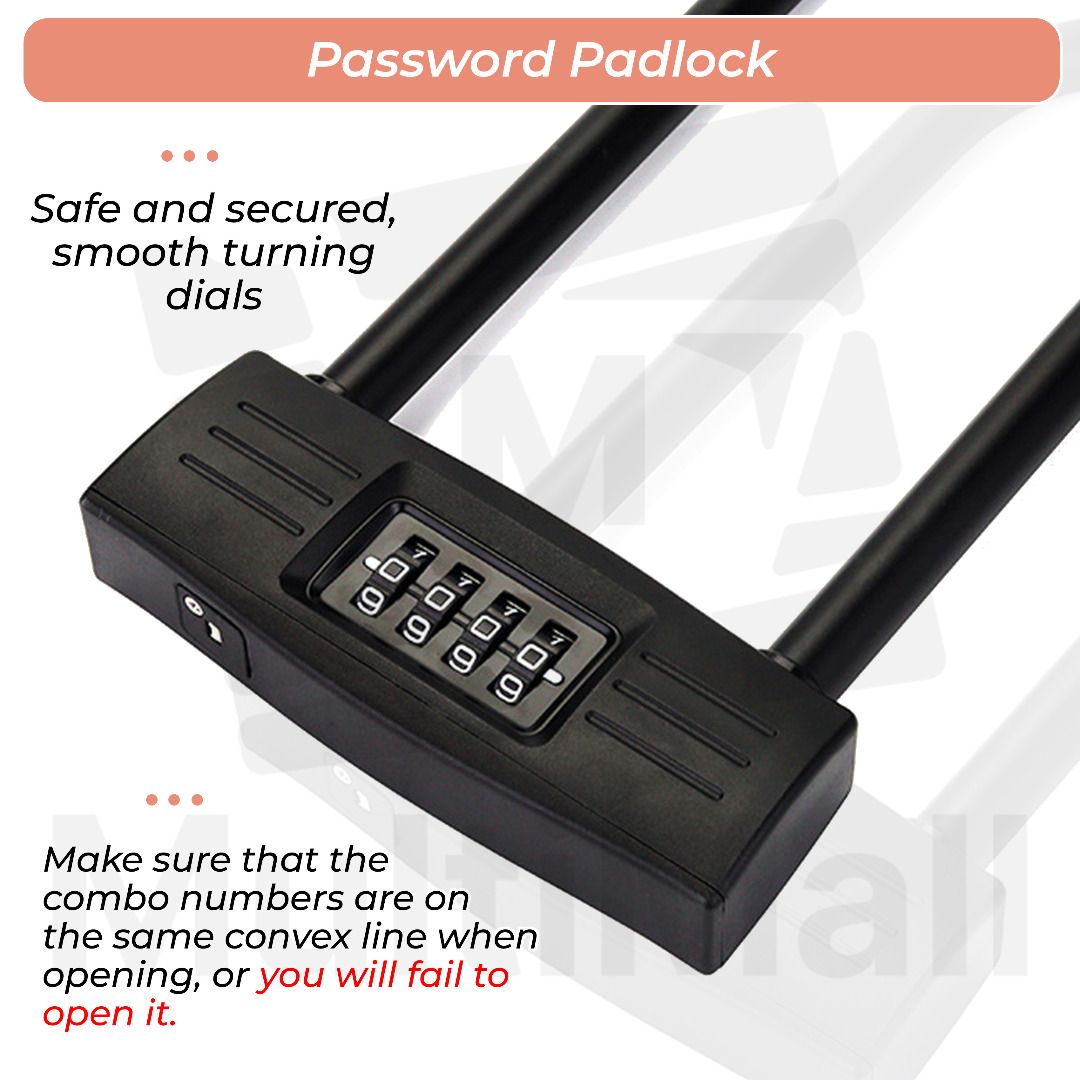 [LONG] Anti - Theft Lock Stainless Steel Lock | Lock | Lock for Gate ...