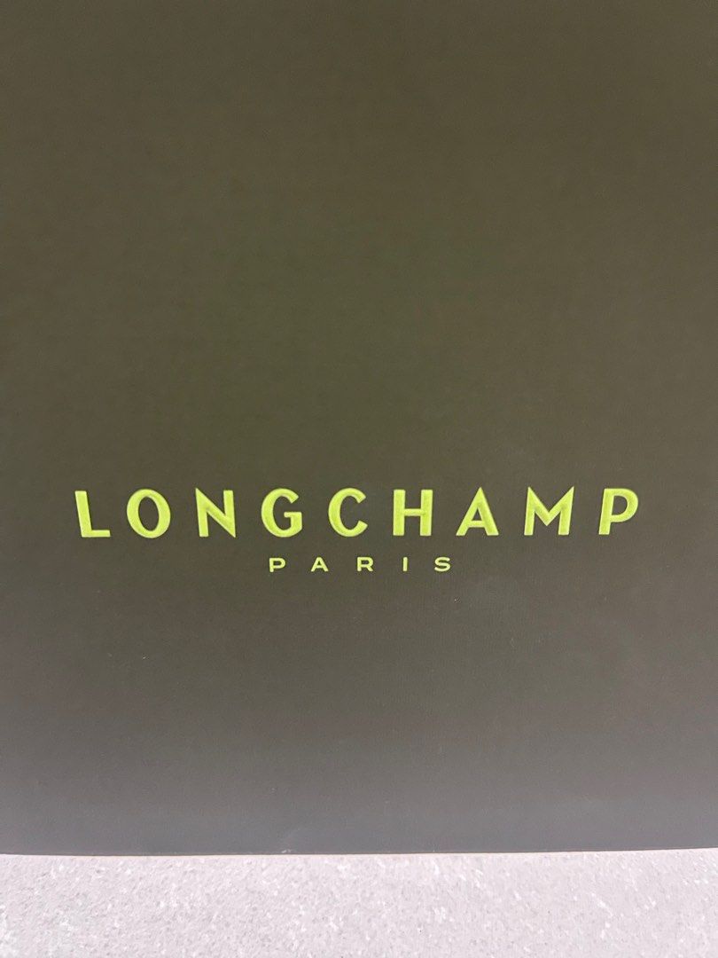 Longchamp paper bag, Luxury, Accessories on Carousell