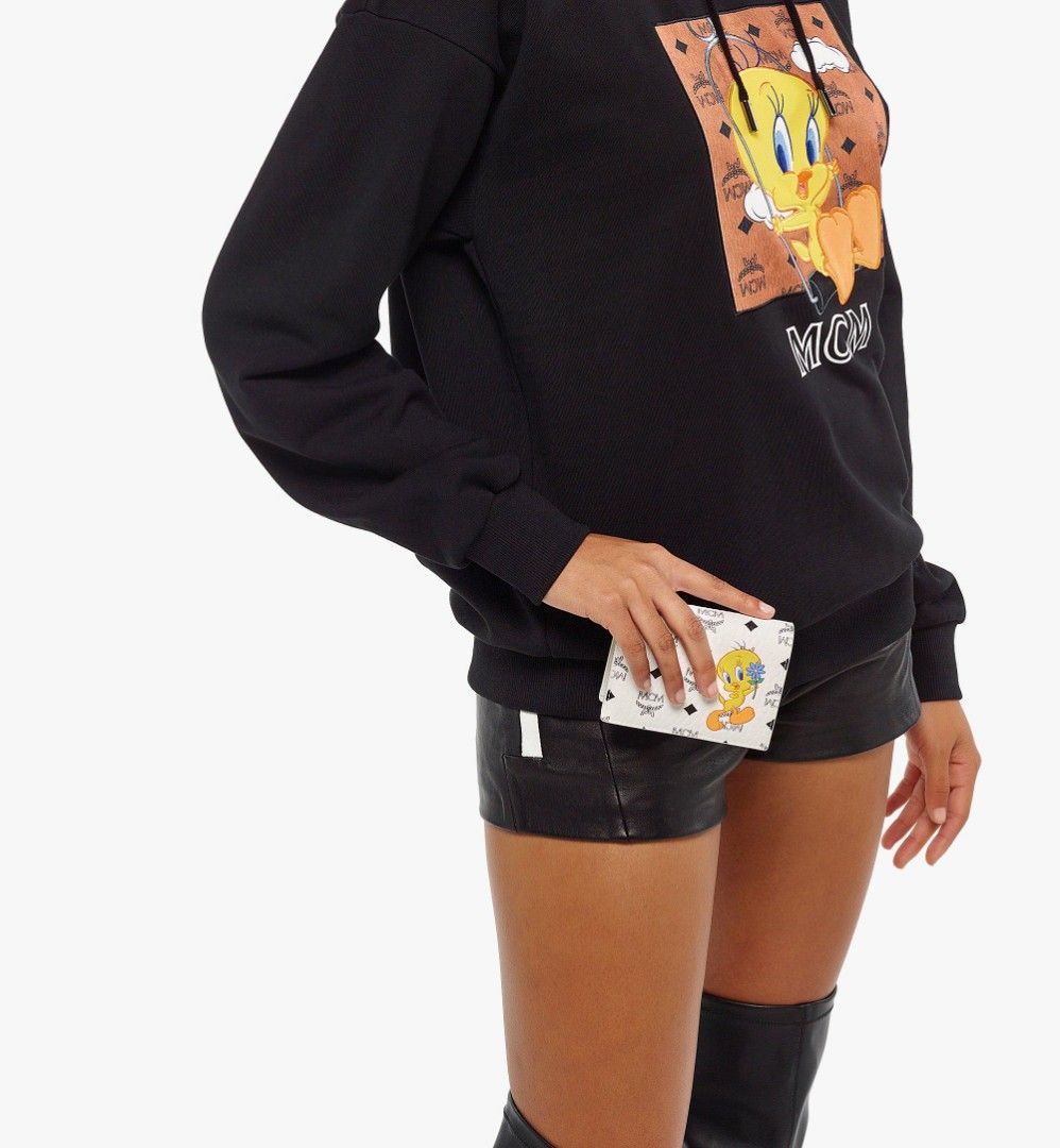 Looney Tunes x MCM Tracy Wallet in Visetos (Tweety Bird) White, Luxury ...