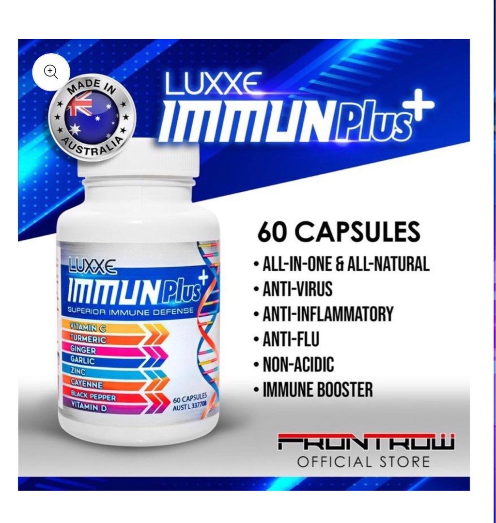Luxxe Immune Plus (Authentic), Health & Nutrition, Health Supplements ...