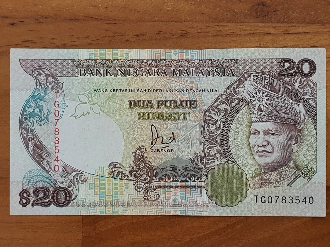 Malaysia 6th Series $20 Ringgit Banknote, Hobbies & Toys, Memorabilia ...