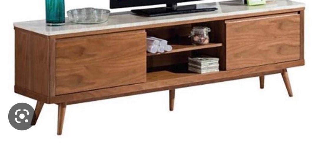 Marble Top TV Console, Furniture & Home Living, Furniture, TV Consoles ...